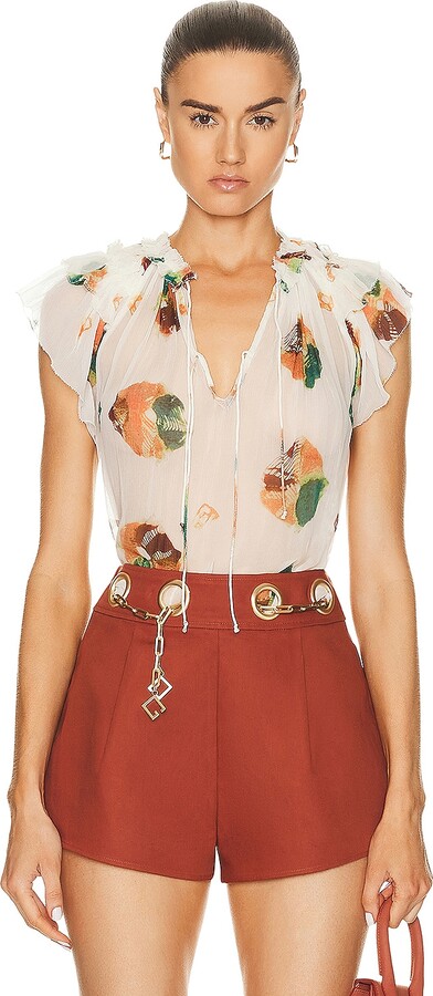 Ulla Johnson Marilyn Top in Cream - ShopStyle