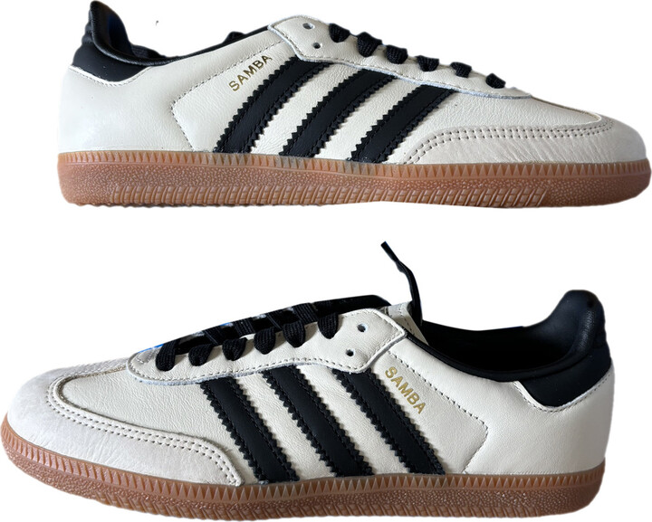 adidas Samba leather trainers - ShopStyle Sneakers & Athletic Shoes