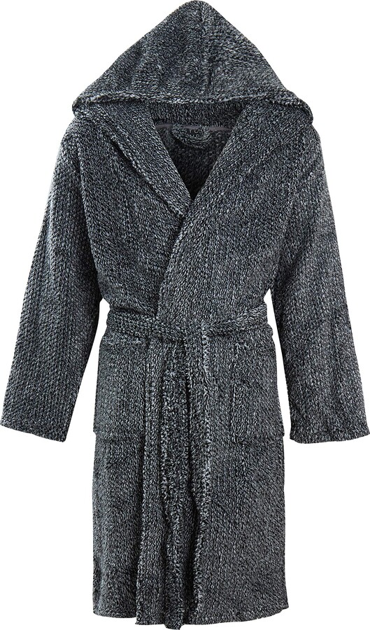 STONEBRIDGE Mens Luxury Super Soft Men Dressing Gown Hooded Bathrobe ...