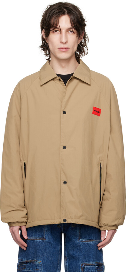 HUGO BOSS Tan Patch Jacket - ShopStyle