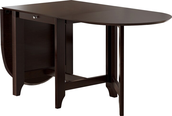 Phoebecat Retro Drop-Leaf Dining Table with a Small Drawer - ShopStyle