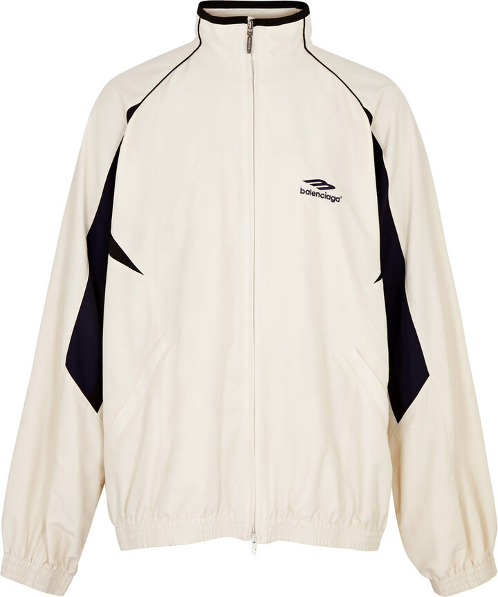 Balenciaga Panelled Shell Track Jacket - ShopStyle