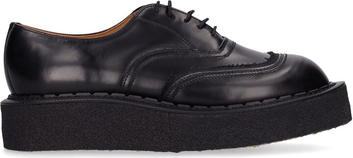 Comme des Garcons George Cox leather Oxford shoes - ShopStyle
