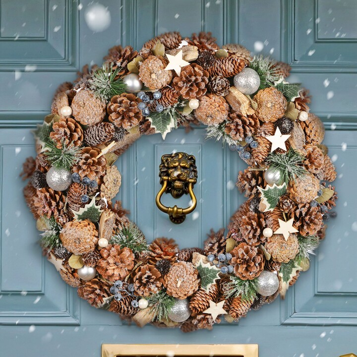 Dibor Artificial Moonlight Ivy Wreath Brown - ShopStyle Holiday Decorations
