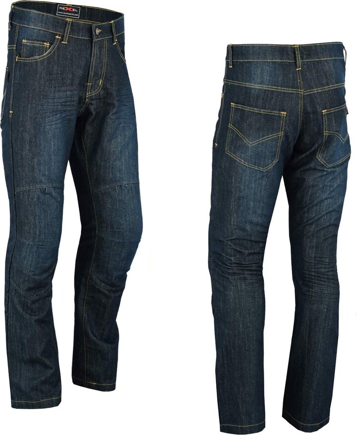 RXL Motorcycle Motorbike Jeans for Men Protected Motorcycle Trouser ...