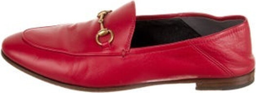 Gucci 1955 Horsebit Accent Leather Loafers - ShopStyle
