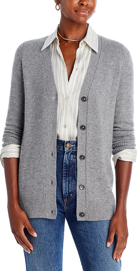 C by Bloomingdale's Cashmere Grandfather Cardigan - 100% Exclusive ...