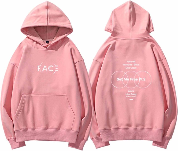 HMRS Jin Solo Album Face Merch Hoodie K-pop Cotton Loose Sweatshirt for ...
