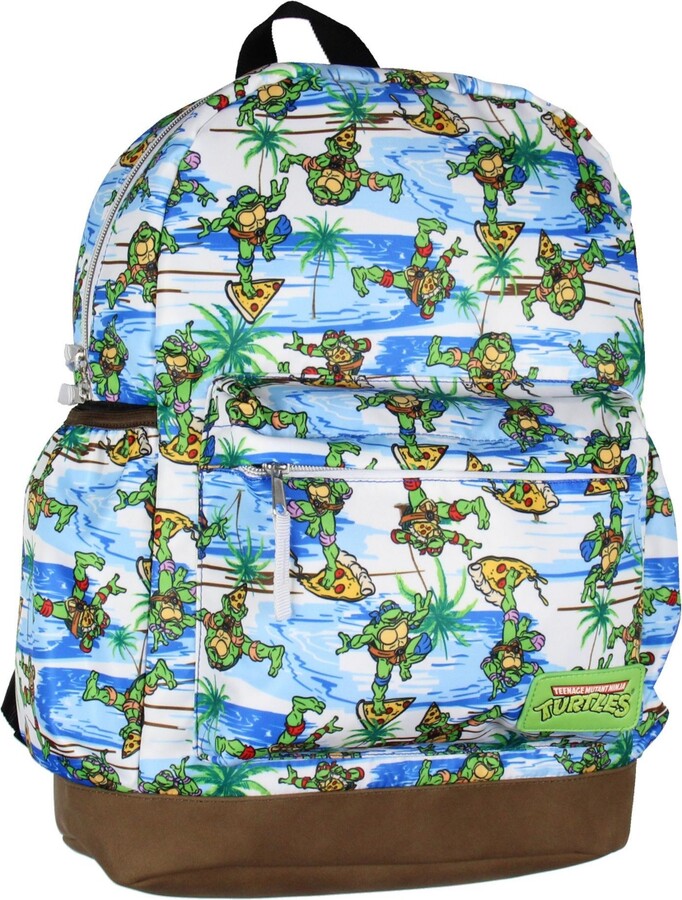 Teenage Mutant Ninja Turtles Tmnt Pizza Fun School Travel Backpack With ...