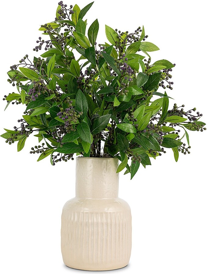 CocoBella Birmingham Blueberry Arrangement - Green Blue - ShopStyle Decor