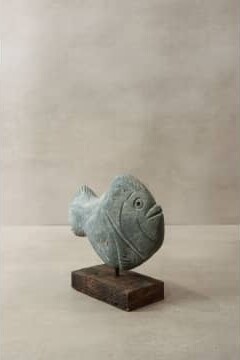 botanicalboysuk Stone Fish Sculpture Zimbabwe 30.1 - ShopStyle Decor