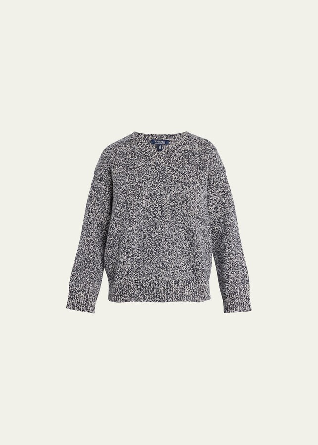 Max Mara Como Cashmere Blend Sweater - ShopStyle