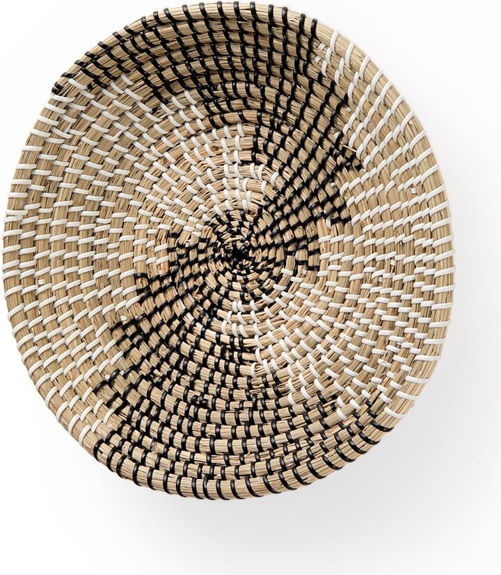 Luna Light Brown Seagrass Round Wall Hanging Plate - ShopStyle Cake ...
