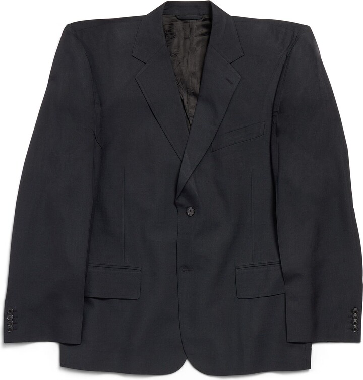Balenciaga Boxy Jacket - ShopStyle Blazers