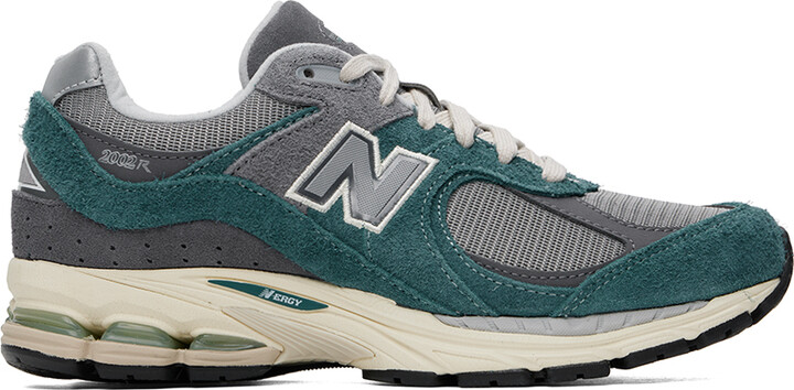 New Balance Blue & Gray 2002R Sneakers - ShopStyle