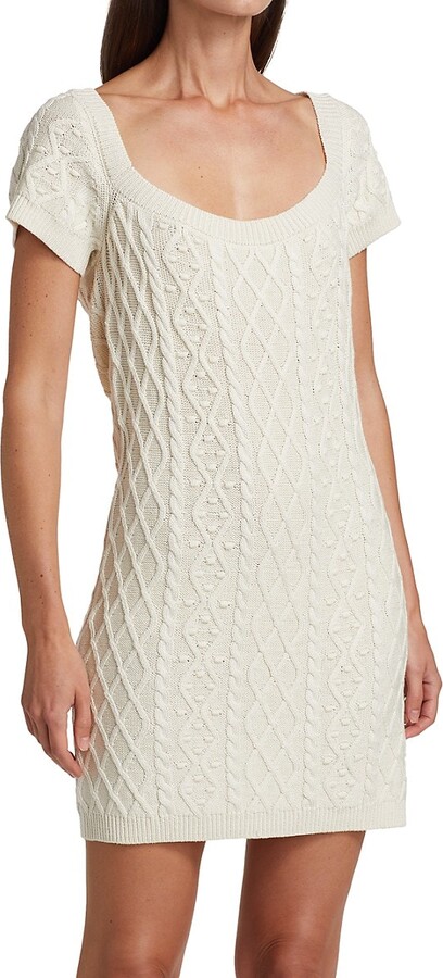 LOULOU STUDIO Cable Knit Mini-Dress - ShopStyle