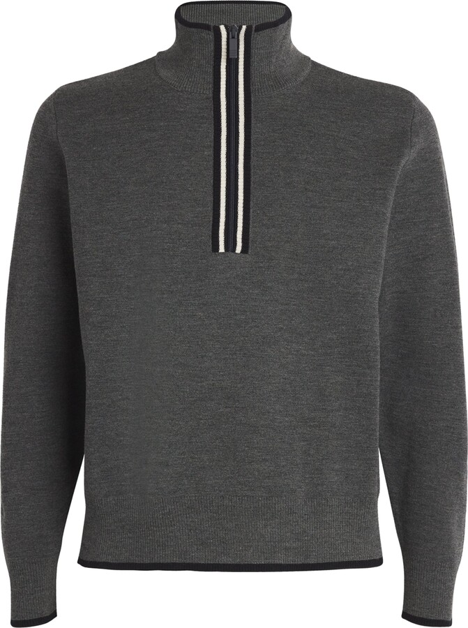 Thom Browne Milano-Stitch Funnel-Neck Sweater - ShopStyle