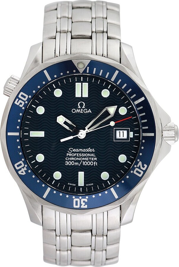Heritage Omega Omega Men's Seamaster Watch, Circa 2000S - ShopStyle
