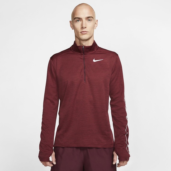 Nike Men's 1/2-Zip Running Top - ShopStyle Long Sleeve Shirts