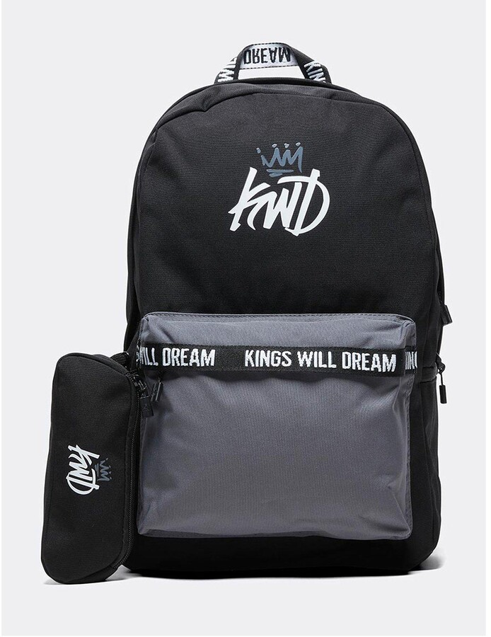 Kings Will Dream Grove Core Logo Backpack - Black/Grey - ShopStyle Kids ...