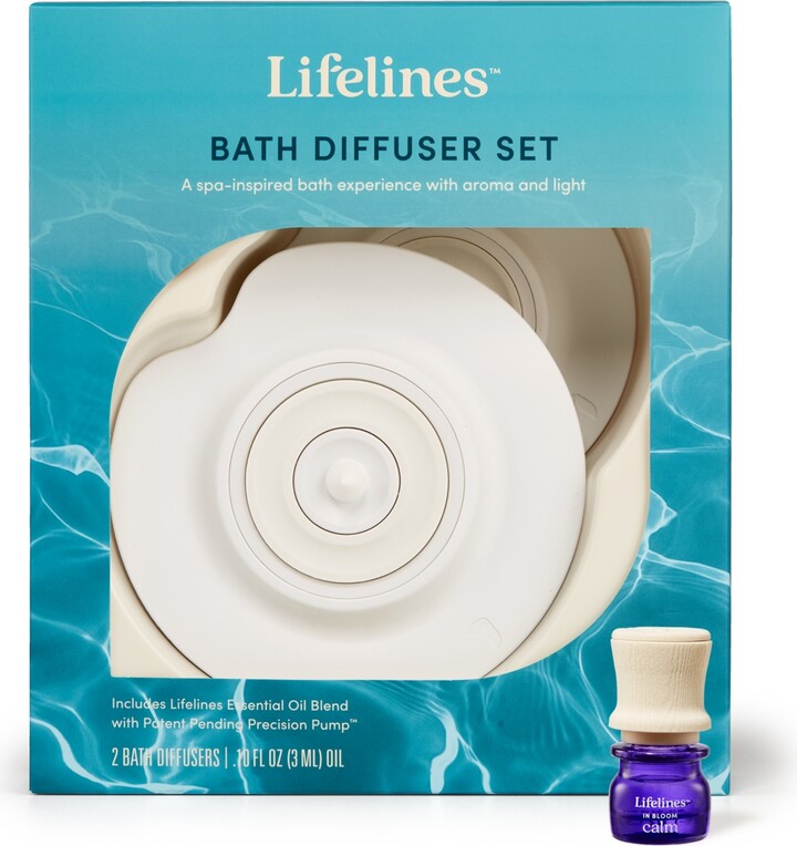 Lifelines Bath Diffuser Plus Essential Oil Blend, Set - 2 Pack ...