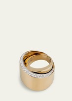 Vhernier Pink Gold Tourbillon Ring with Diamonds - ShopStyle