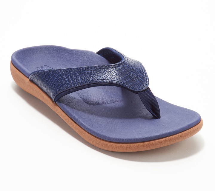 Spenco Orthotic Thong Sandals - Yumi Croco - ShopStyle