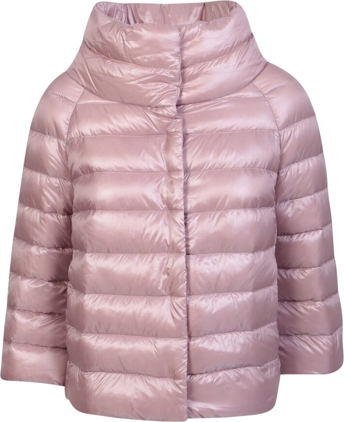 Herno Sofia Three Quarter-Sleeved Quilted Puffer Jacket - ShopStyle