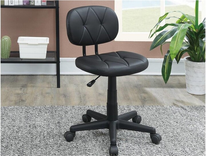TiramisuBest Modern Black Office Chair with Wheels - ShopStyle
