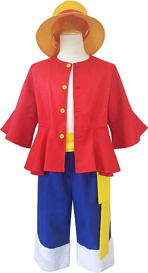 Xinchangda Kids Cosplay Costume Monkey D. Luffy Outfit Anime Show ...