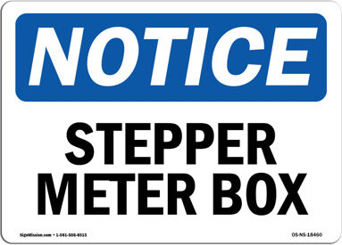 SignMission Stepper Motor Box Sign - ShopStyle Home Office