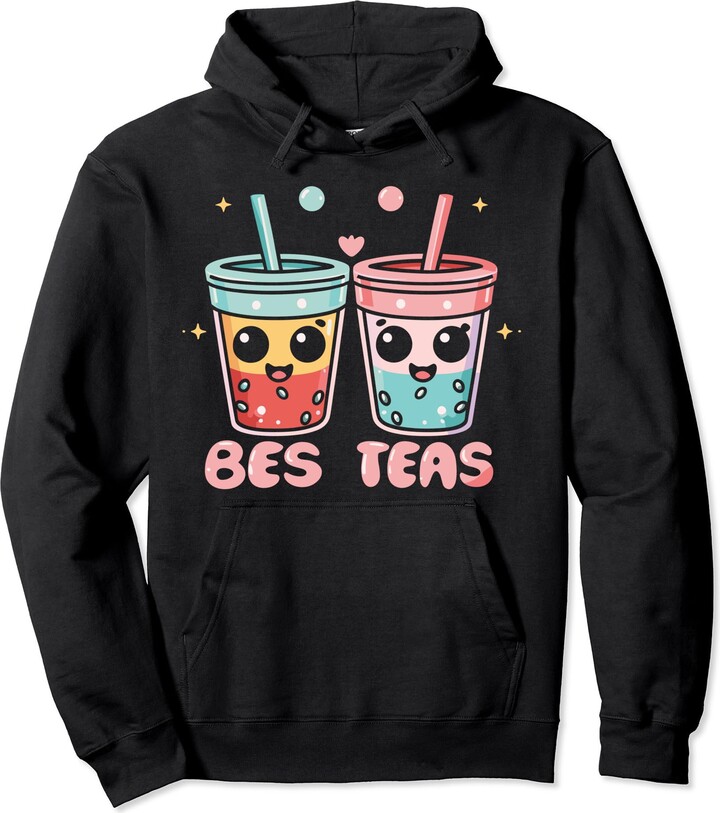 Cute Kawaii Couple Bubble Boba Milk Tea Bes Teas Kawaii Boba Drinks ...