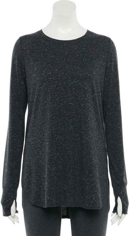 Tek Gear Women's High-Slit Tunic Tee - ShopStyle T-shirts