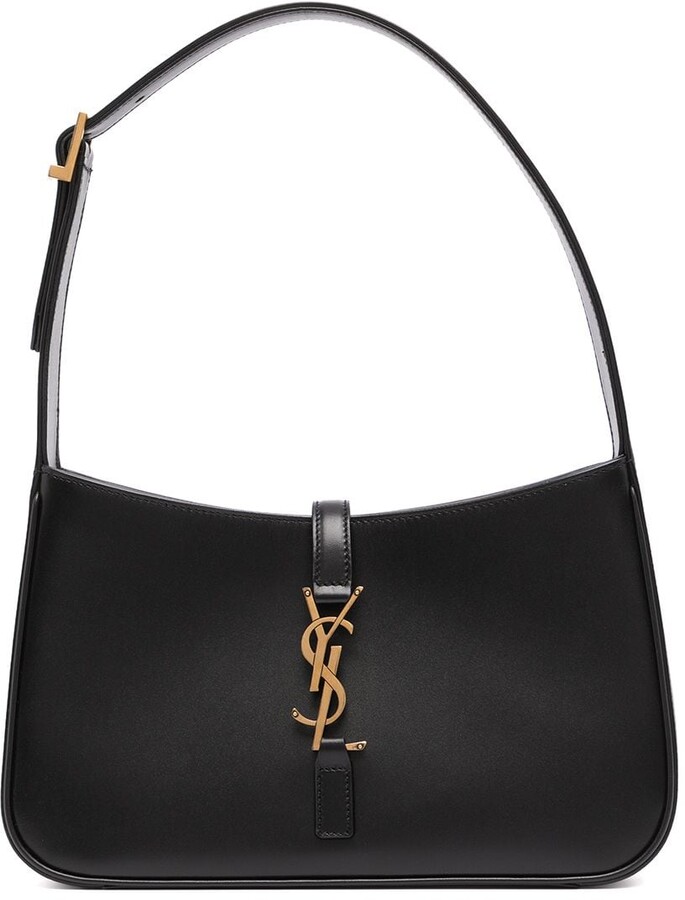 Saint Laurent 5A7 logo-plaque shoulder bag - ShopStyle