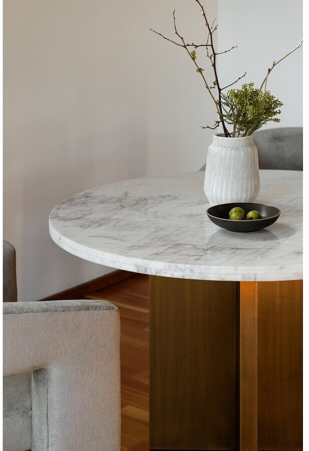 Aurelle Home Modern Marble Top Round Dining Table - ShopStyle