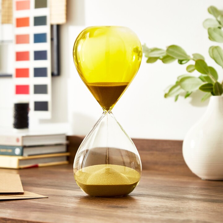 Dunelm Elements Sculpted Green Sand Timer Green - ShopStyle Decor