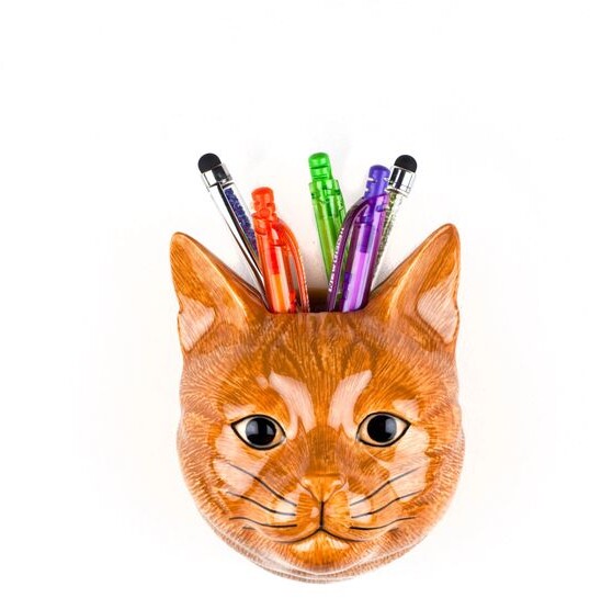 Quail Ceramics - Vincent Cat Wall Vase - ceramic - ShopStyle