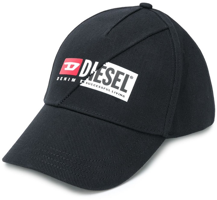 Diesel Logo Print Cap - ShopStyle Hats