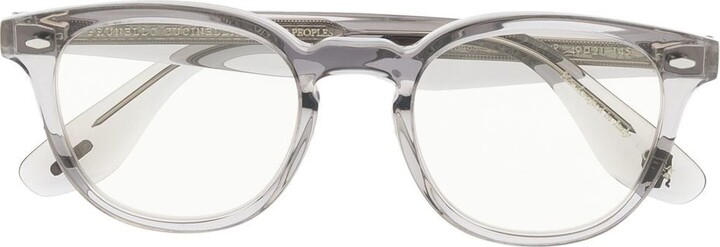 Oliver Peoples Transparent-Frame Design Glasses - ShopStyle Sunglasses