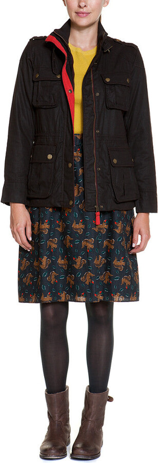 Boden Padstow Chocolate Waxed Cotton Jacket - ShopStyle