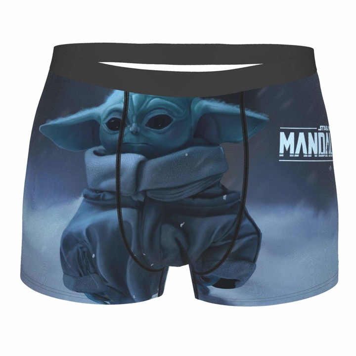 Voroy Men Boxer Briefs Flag Medium Code Baby Yoda Mandalorian Yoda The ...