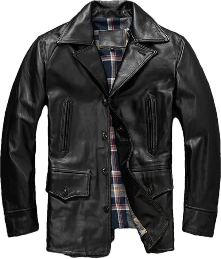 Generic Tea Core Horsehide Jacket Vintage Heavyweight Brown Leather ...