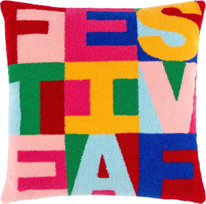 Heya Home Festive-val Woven Cushion - ShopStyle