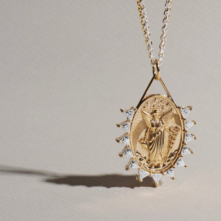 Cartography Men's Gold / White Iris The Greek Goddess Of Rainbows - ShopStyle Cuff links