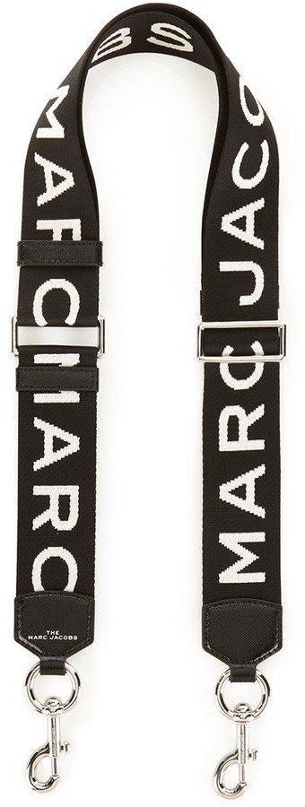 Marc Jacobs Logo Strap Black - ShopStyle Shoulder Bags