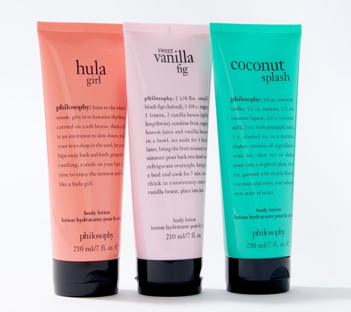philosophy Hula, Coconuts & Sweet Vanilla Fig Body Lotion Trio - ShopStyle