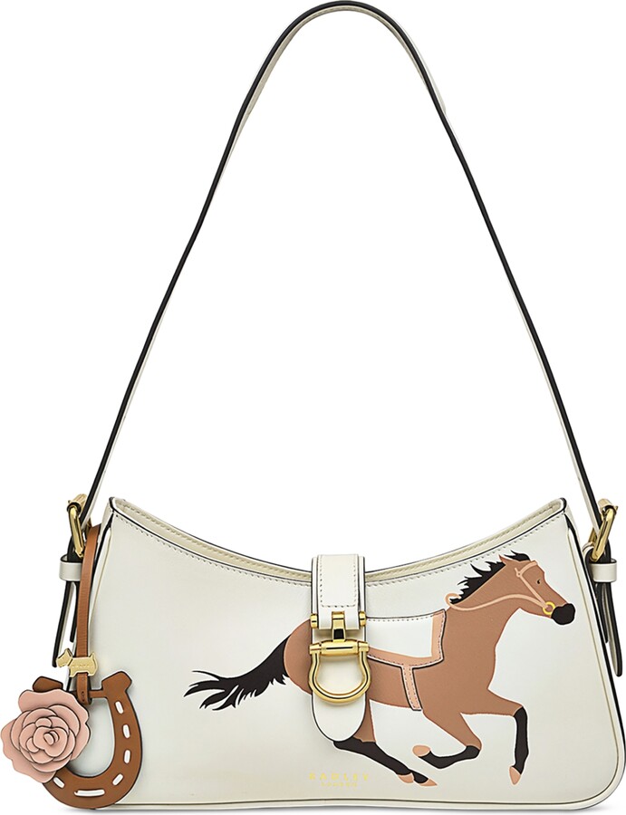 Radley London Kentucky Derby SS24 Small Zippered Leather Shoulder ...