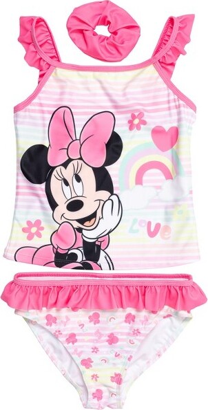 Mickey Mouse & Friends Minnie Mouse Little Girls Tankini Top Bikini ...