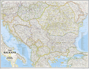 National Geographic Maps The Balkans Classic Wall Map - ShopStyle Other ...