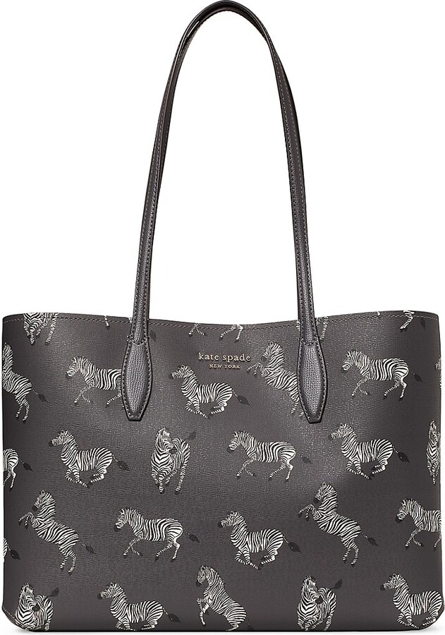 Kate Spade All Day Dancing Zebra Print PVC Tote - ShopStyle